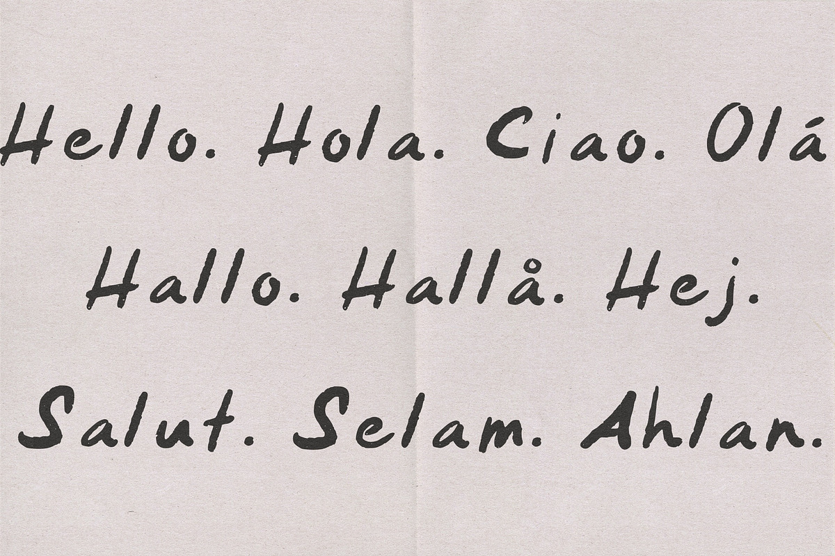 Grazé - Handwriting Font