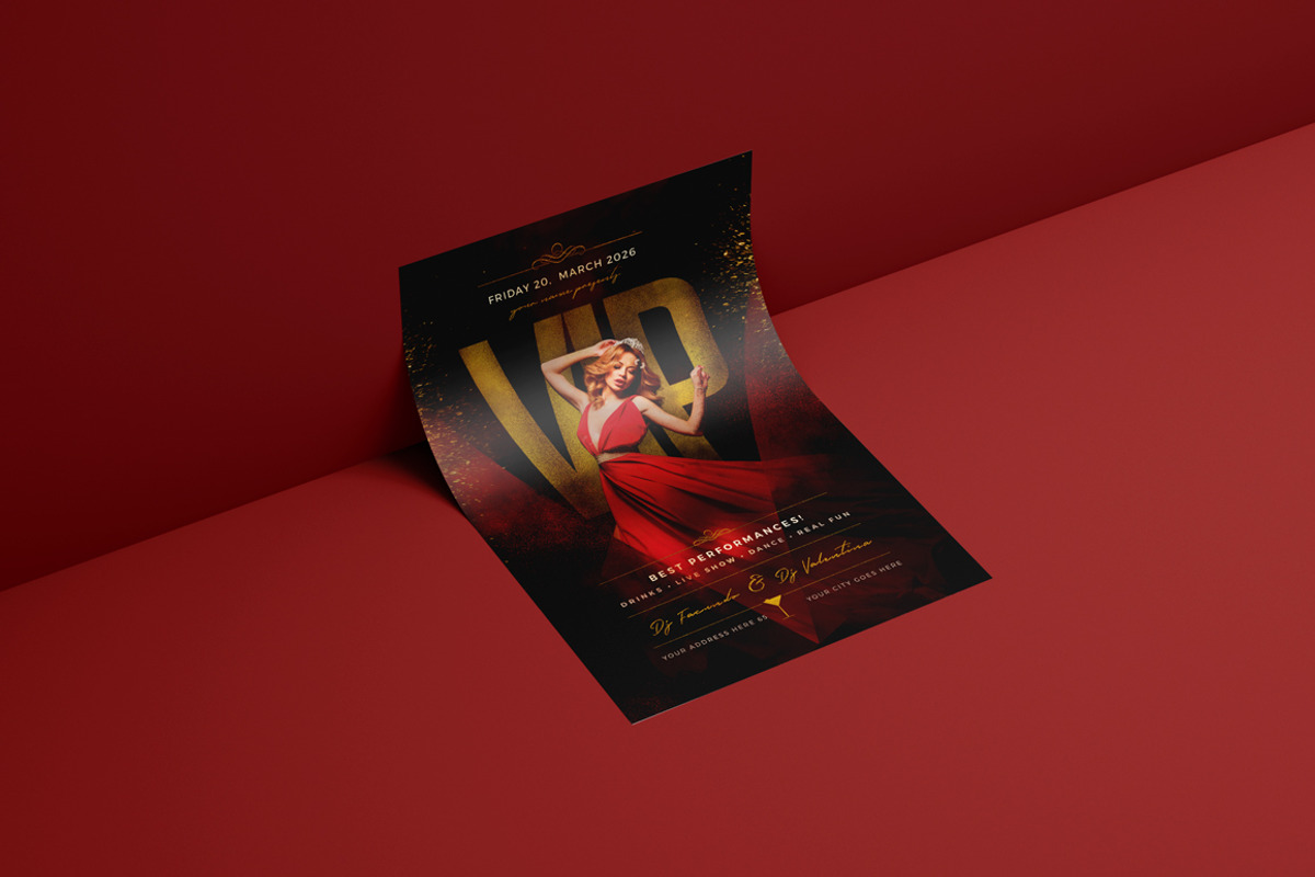 Vip Flyer Template, a Flyer Template by Touringxx Creative Studio