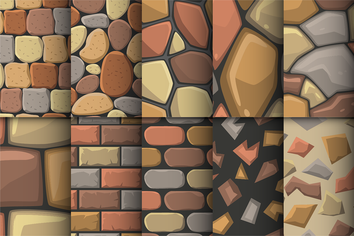 60 boulder wall textures, a Texture Graphic by SHMEL_Studio