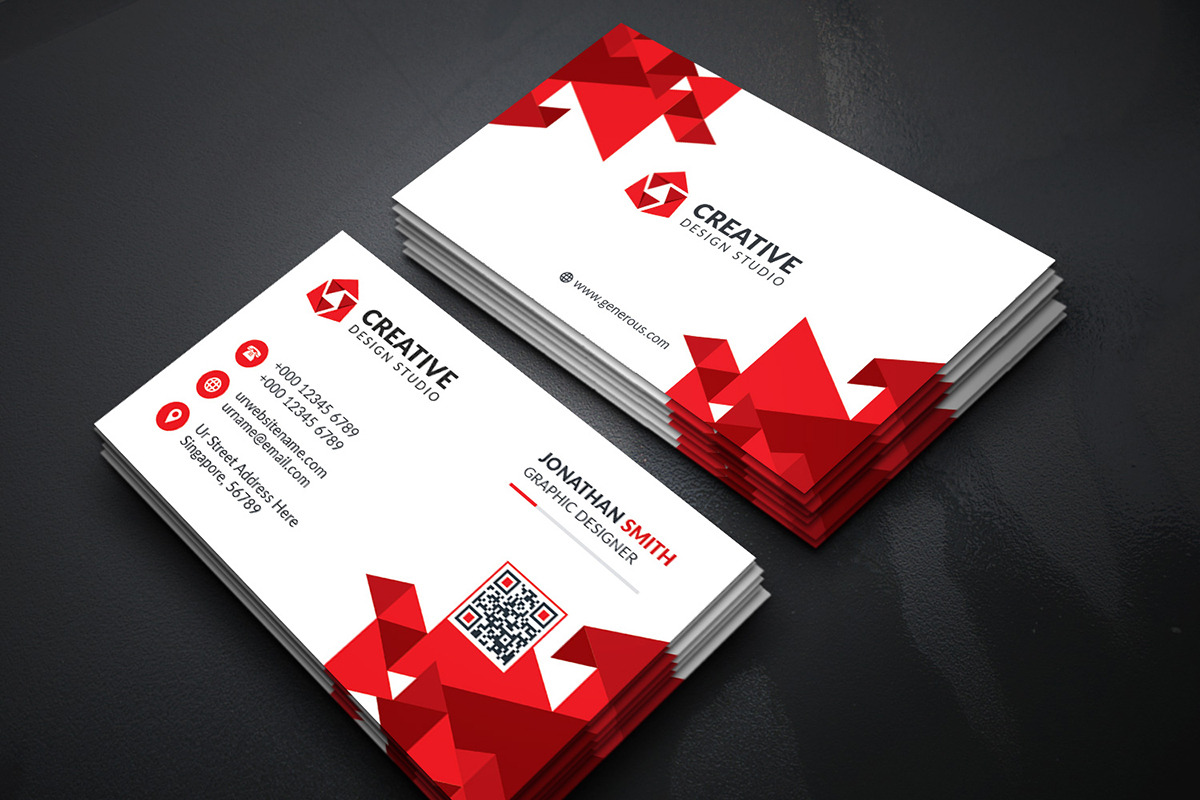 Pattern Business Cards, a Business Card Template by GenerousArt