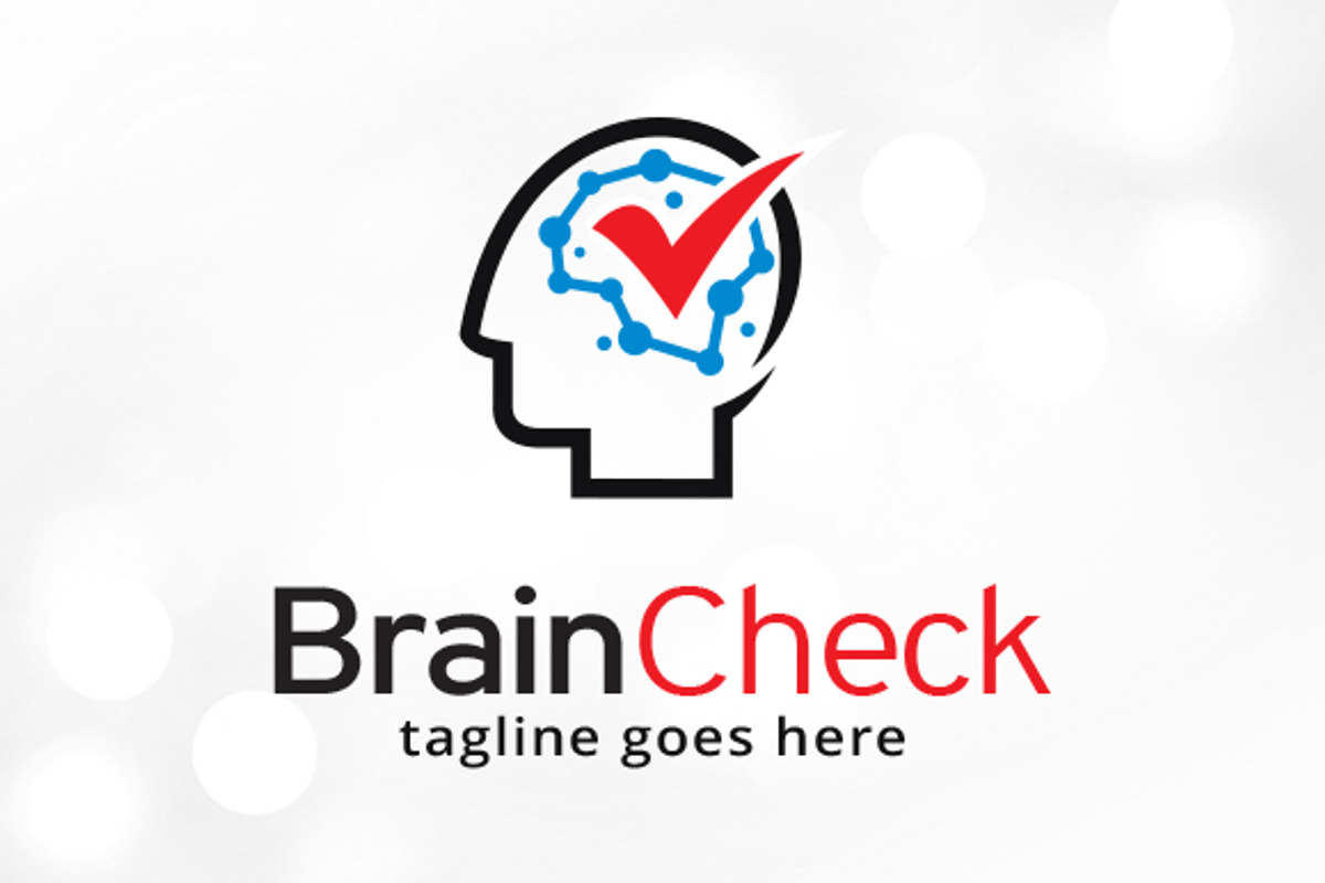 Brain Check Logo Template, a Branding & Logo Template by gunaonedesign