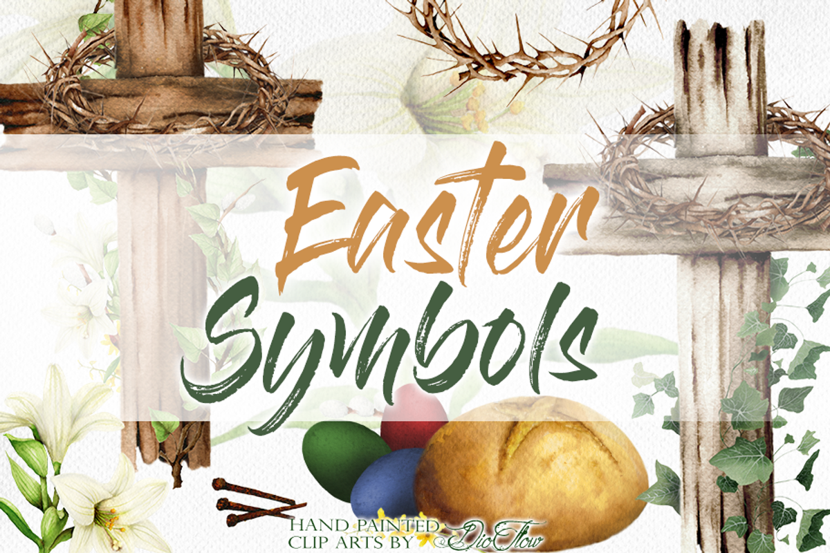 Easter Symbols Illustration, a Decorative Illustration by DioFlow