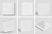 Thin Square Box Mockup, a Packaging Mockup by Mockupdaddy