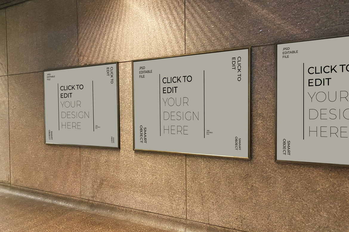 Signboard Display Office Mockup, an Advertising Mockup by Voar Mockups