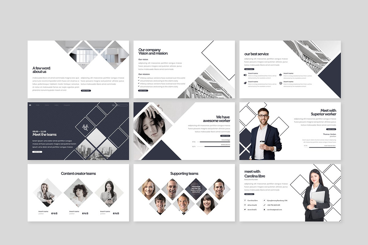 Libre - Powerpoint Template, a Presentation Template by inspirasign