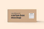 Rectangle Carton Box Mockup, a Packaging Mockup by Ram Studio