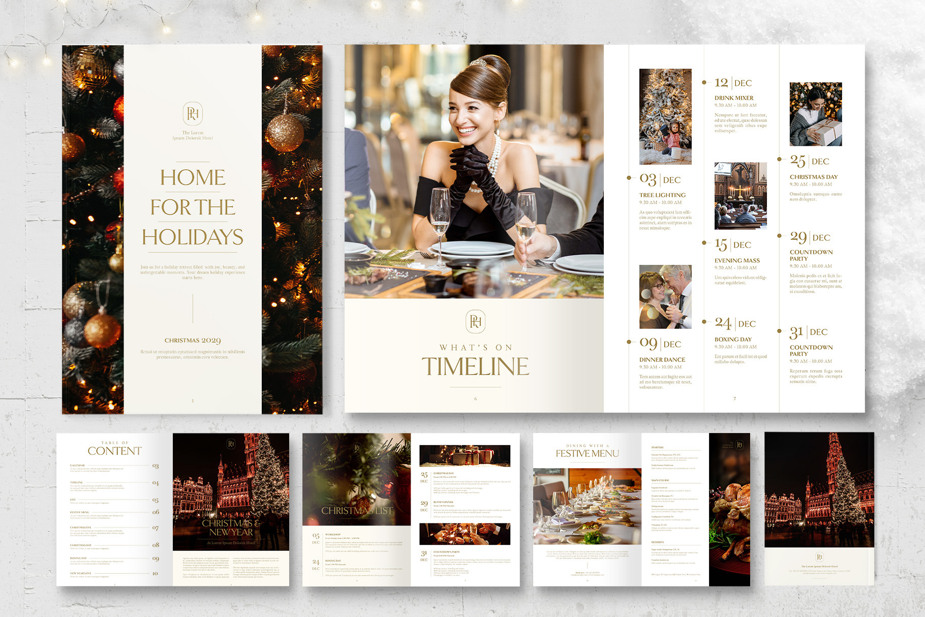 Christmas Brochure Template, a Brochure Template by BrandPacks