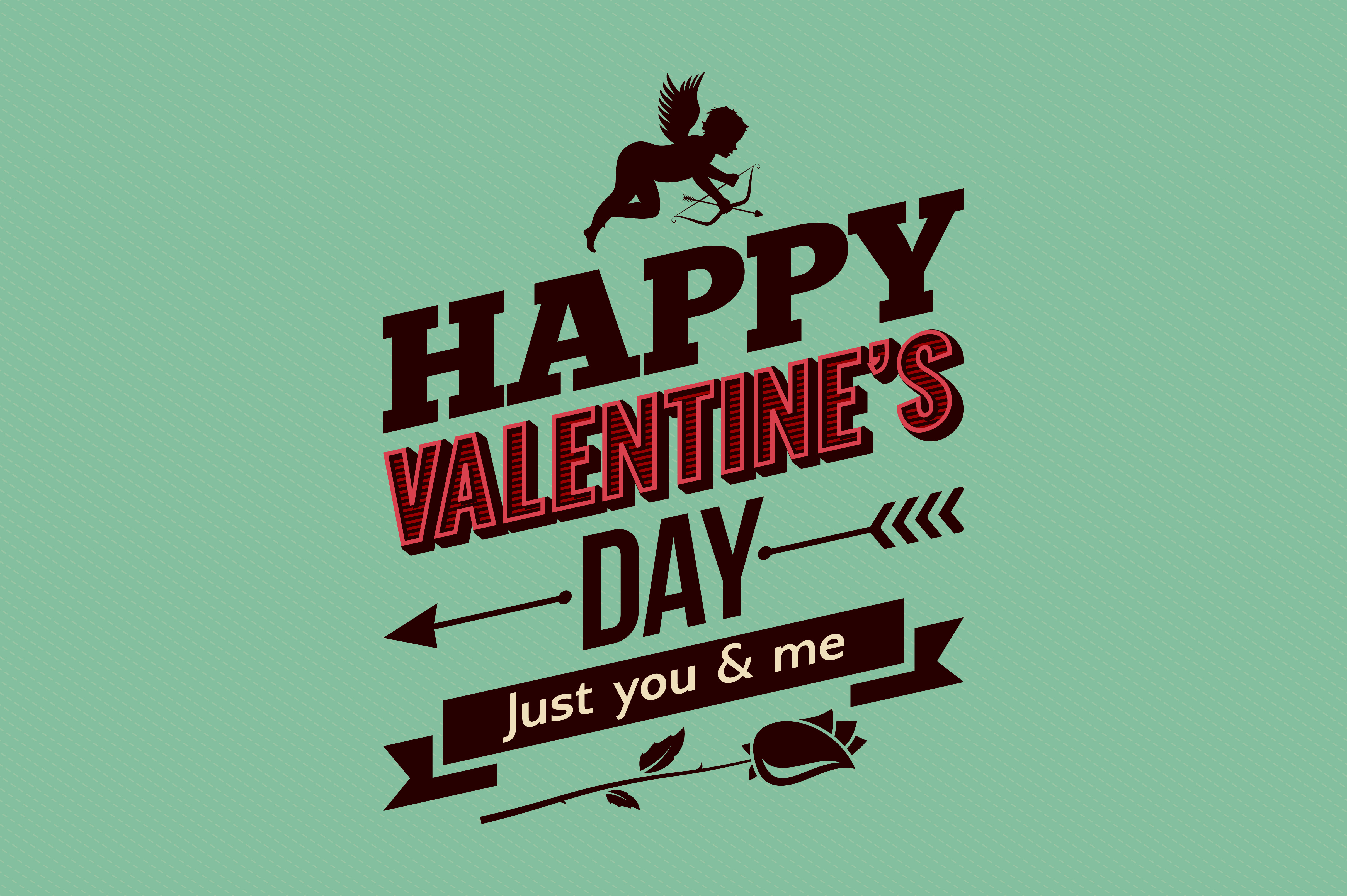 Valentines Day Card. Vintage Border., a Decorative Illustration by PushLogo