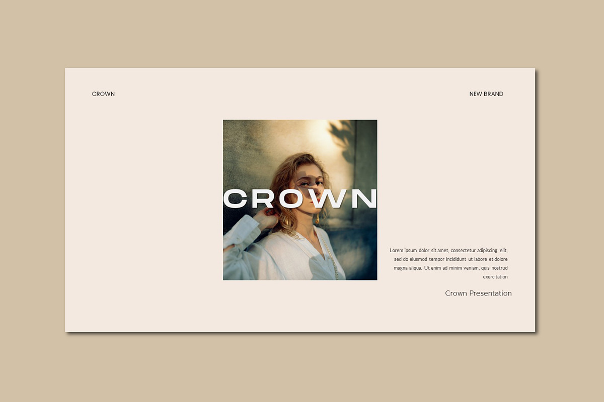Crown Powerpoint Template, a Presentation Template by Mox Design