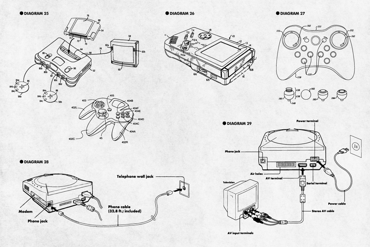 Retro Vector Diagrams - 32 Items, an Illustration by Offset