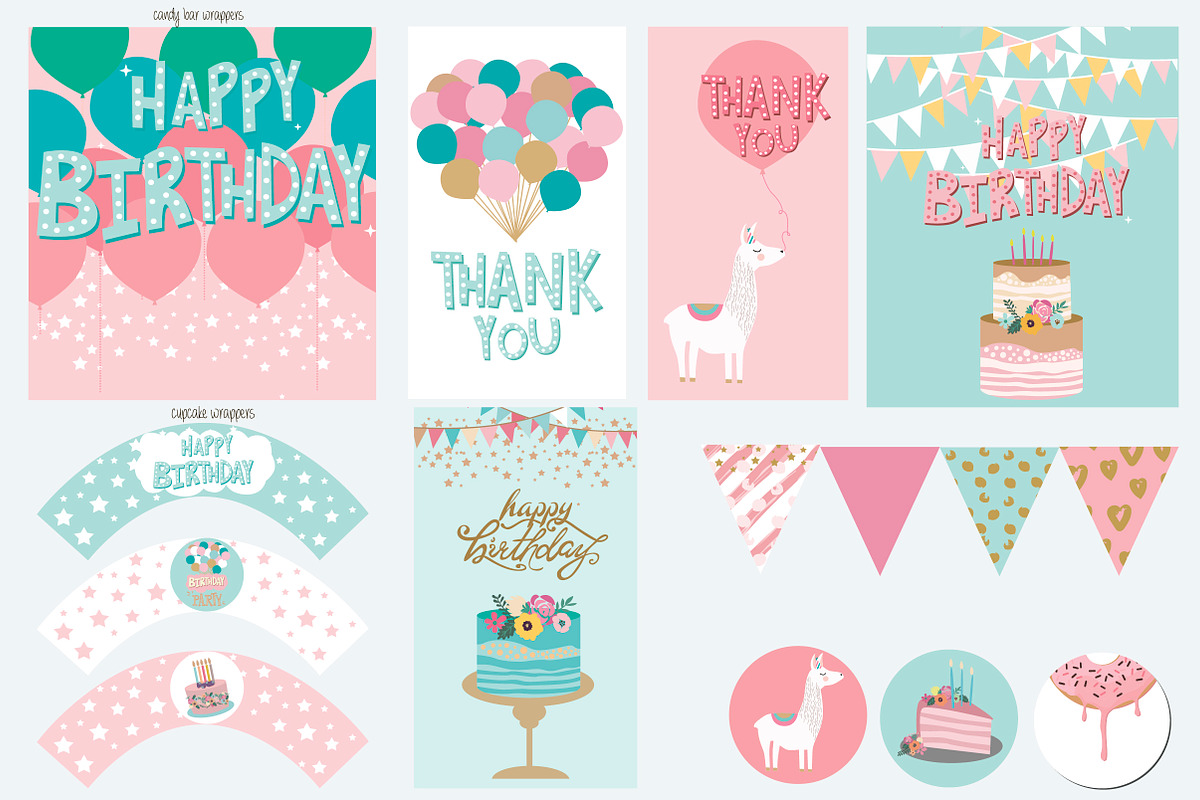 Big Birthday Party package, a Decorative Illustration by Mio Buono