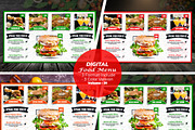 Fast food restaurant menu board, a Stationery Template by MRI STUDIO