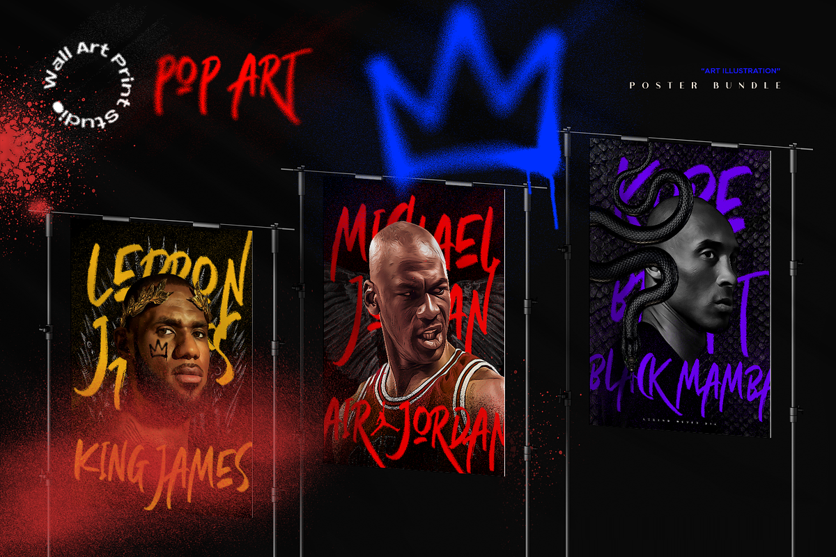 Wall Art Print, Poster Bundle, Artwork