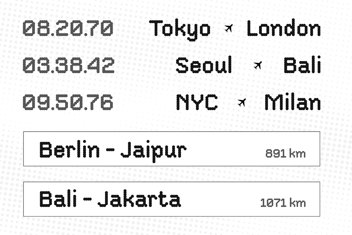 DotStudio - Dot Font Display, a Font by Typia Nesia | Creative Market