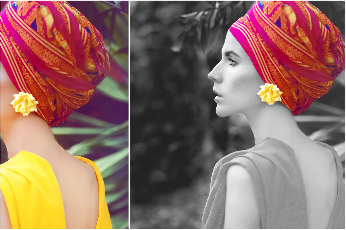 Selective color Photoshop Action
