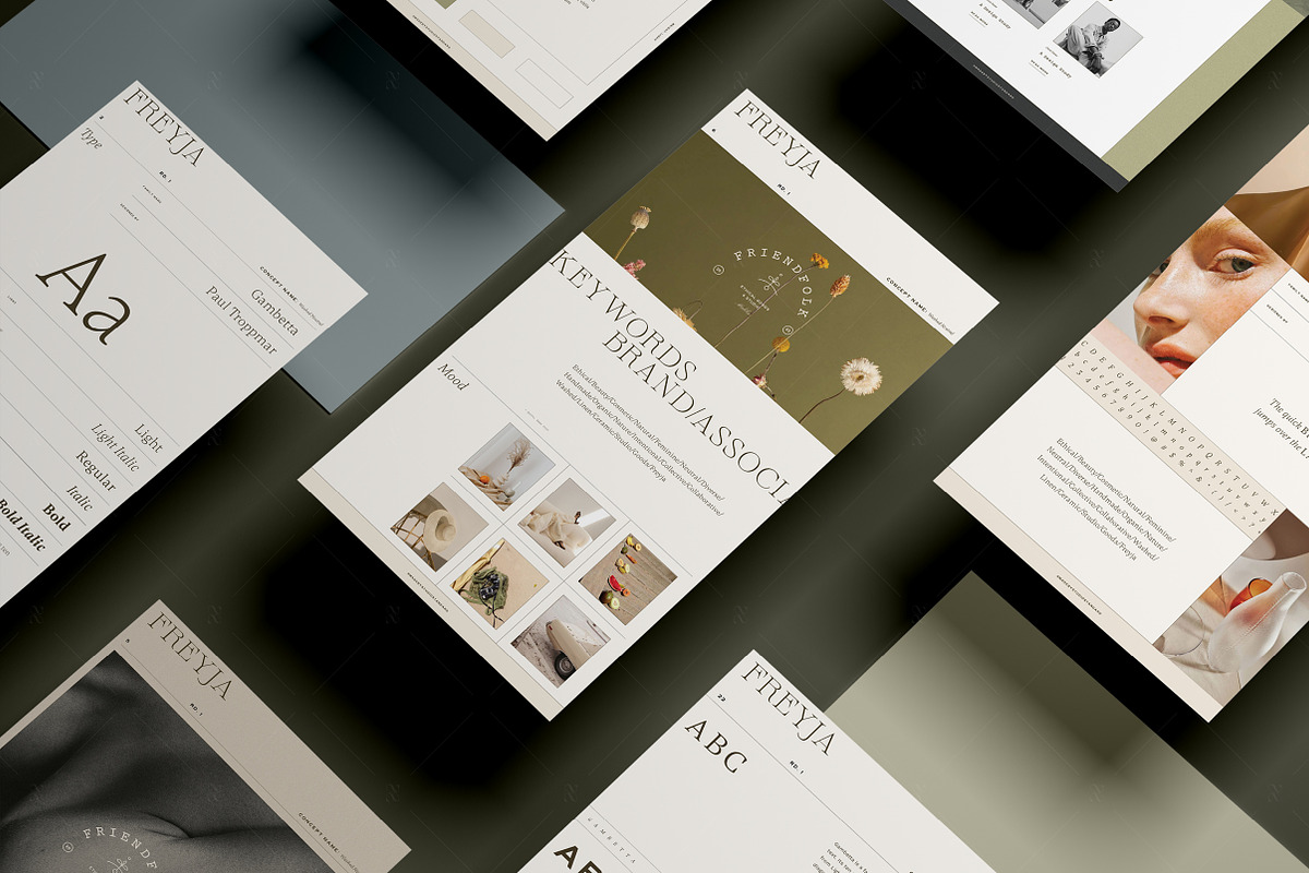 Freyja | Brand Board Kit | Studio Standard
