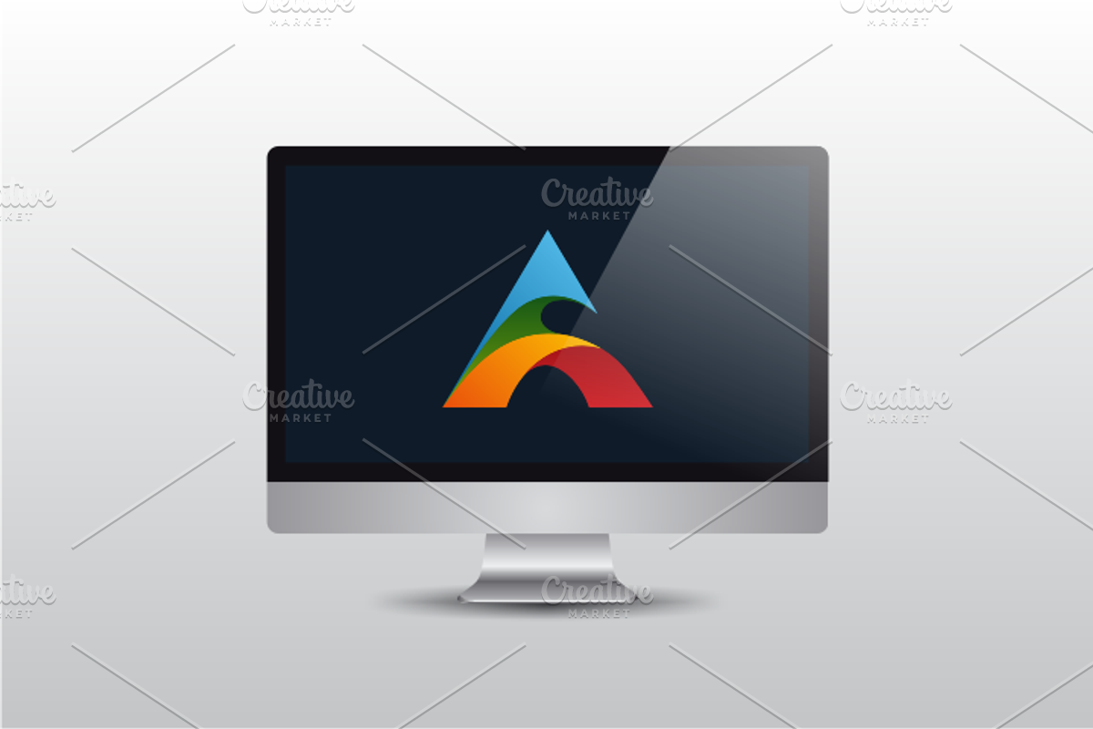 Astro - Colorful Letter A Logo, a Branding & Logo Template by yopie
