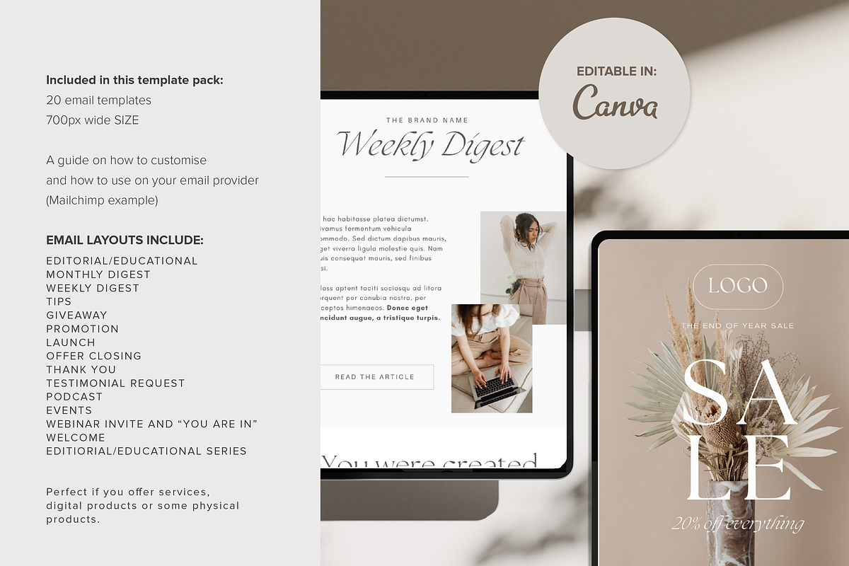 Email Marketing Templates Canva