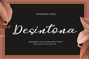 Desintona Script, a Script Font by Solidtype