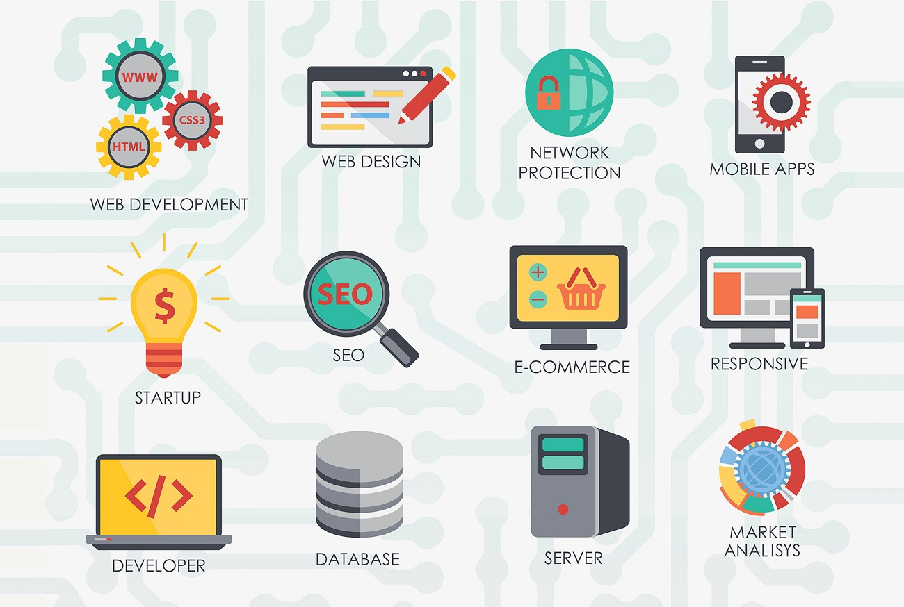 Programmer software developer icons., an Outline Icon by Lemberg Vector