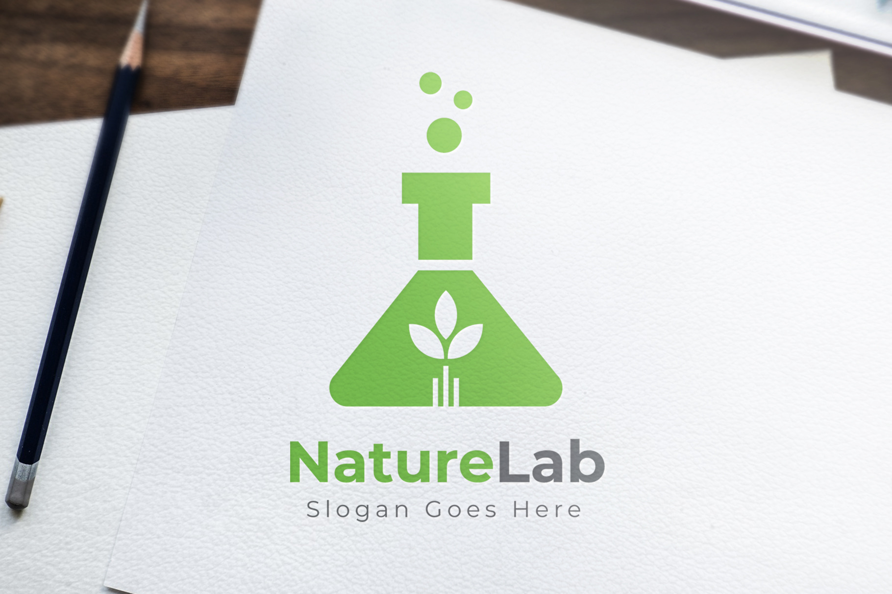 Nature Lab Logo, a Branding & Logo Template by Diersyanart