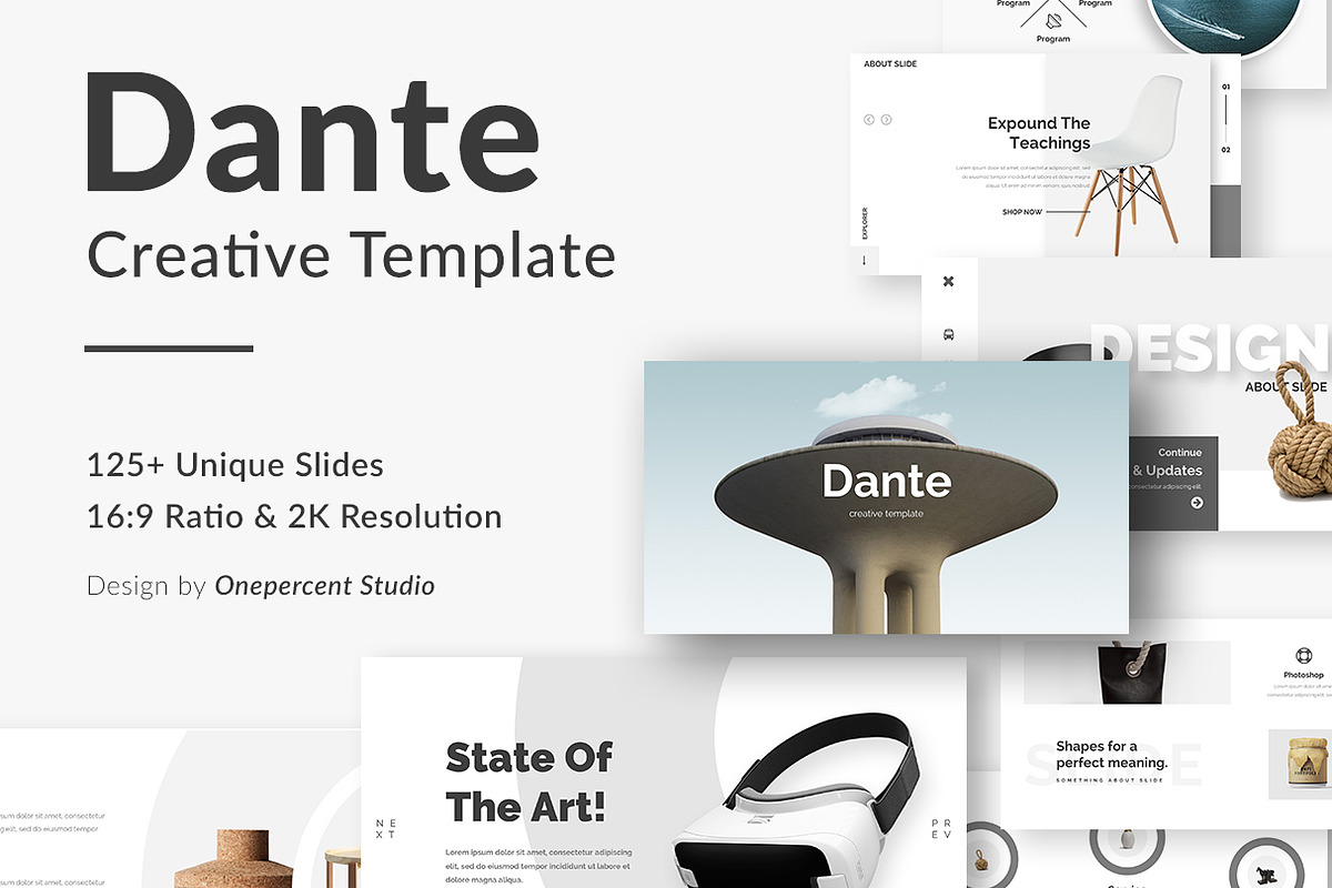 Dante Creative Powerpoint Template, a Presentation Template by One ...