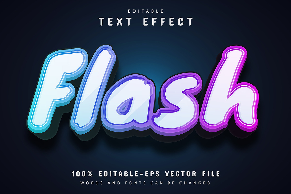 Flash text, 3d gradient text effect, a Plug-in Add-On by Aglonemadesign