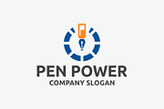 Pen Power, a Branding & Logo Template by Brandlogo