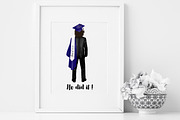 Graduation Bundle Clipart Boys Girls, an Education Illustration by ...