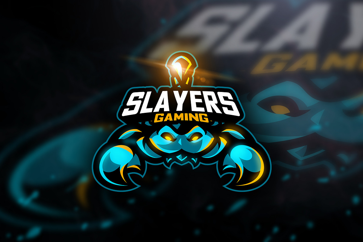 Slayers Gaming - Mascot & Esport Log, a Branding & Logo Template by AQR ...