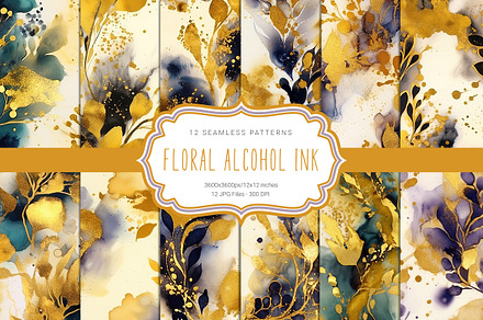 Pink and Gold Digital Paper | Graphic Patterns ~ Creative Market