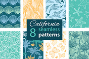 8 California Vector Repeat Patterns, a Pattern Graphic by Oksancia's ...