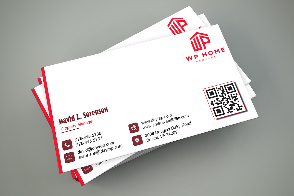 Double-Sided Profile Card Template