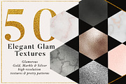 50 Gold &Marble Glam Textures, a Texture Graphic by Laras Wonderland