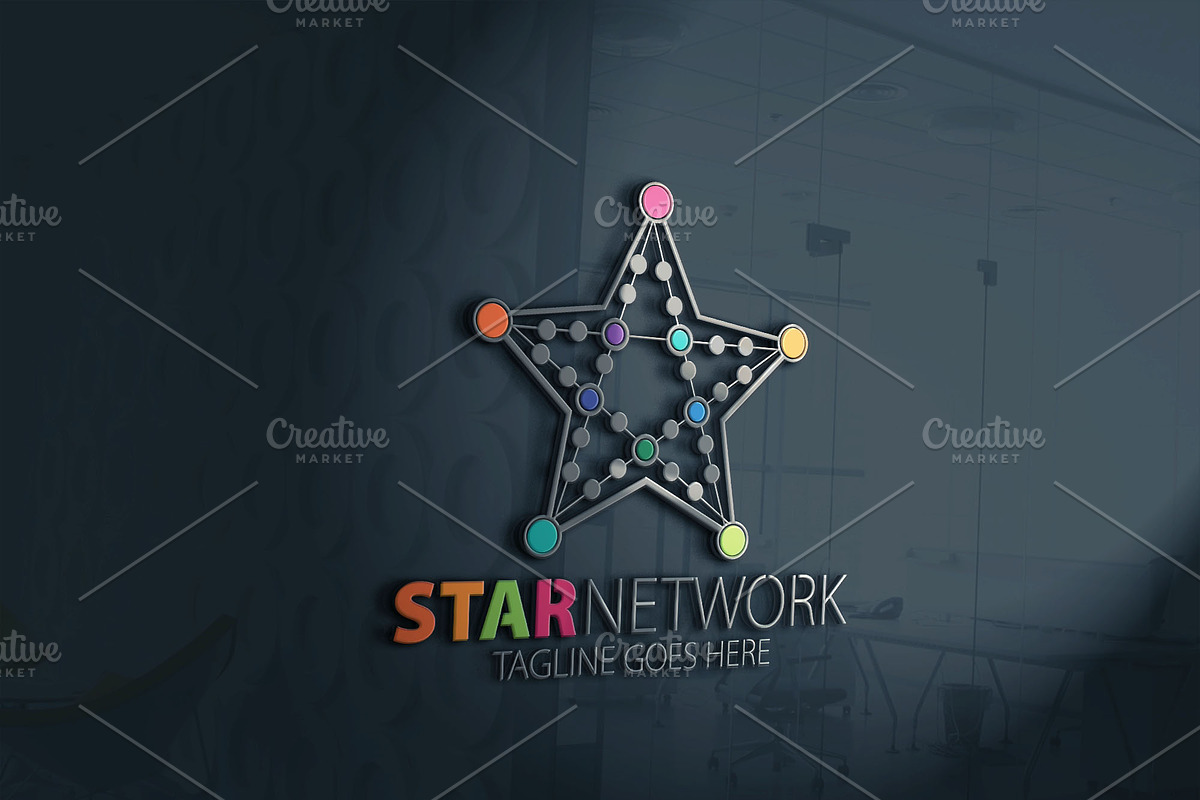 Star Network Logo, a Branding & Logo Template by Josuf Media