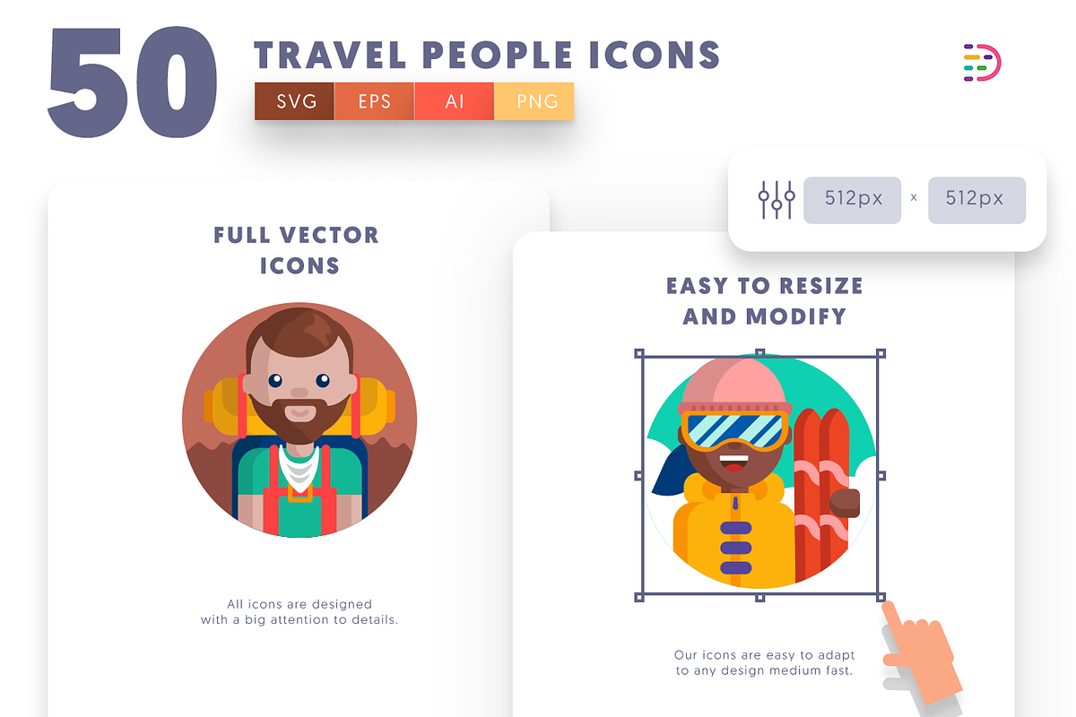 Travel People Icons | Download SVG, PNG, EPS Icons