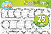 Thin Doodle Frames Clipart Set 2, an Illustration by Zip-A-Dee-Doo-Dah ...