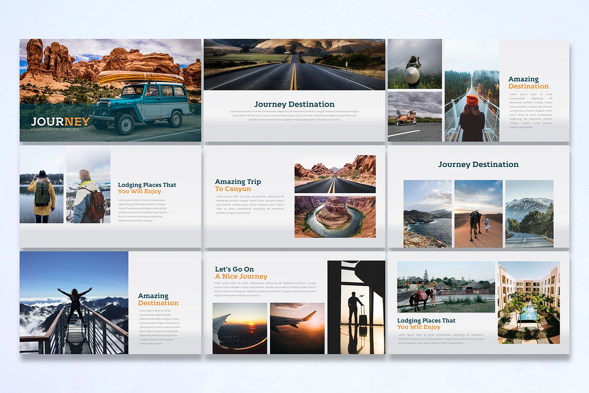Journey - Powerpoint Template, a Presentation Template by UnicodeID