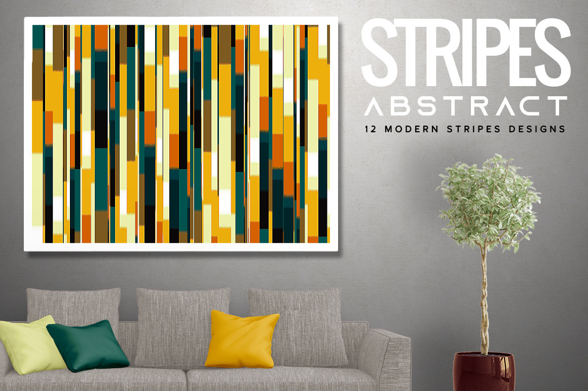 Stripes Abstract, a Pattern Graphic by Digital Art Creations