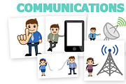 60+ Communication Vector cartoons, a Technology Illustration by ...