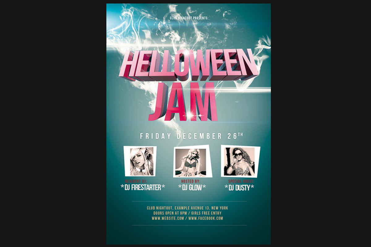 Season Jam Flyer, a Flyer Template by stockgorilla