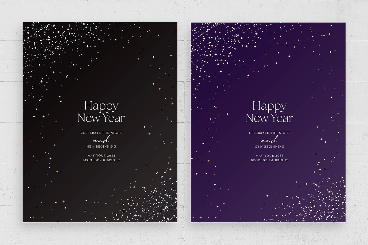 NYE New Years Eve Poster Flyer Templ, a Flyer Template by BrandPacks