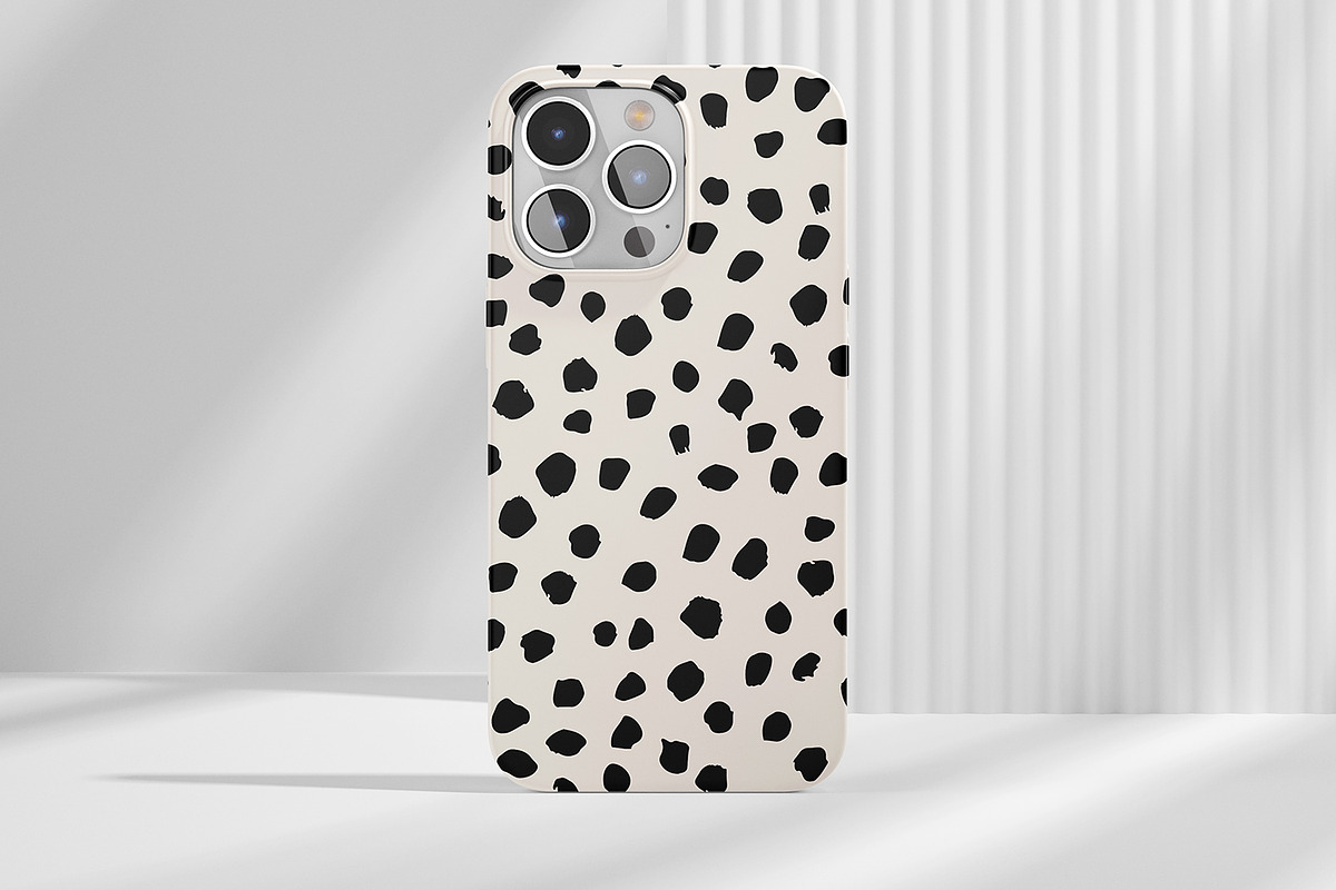 Irregular Black Spots, a Background Graphic by MalyskaStudio