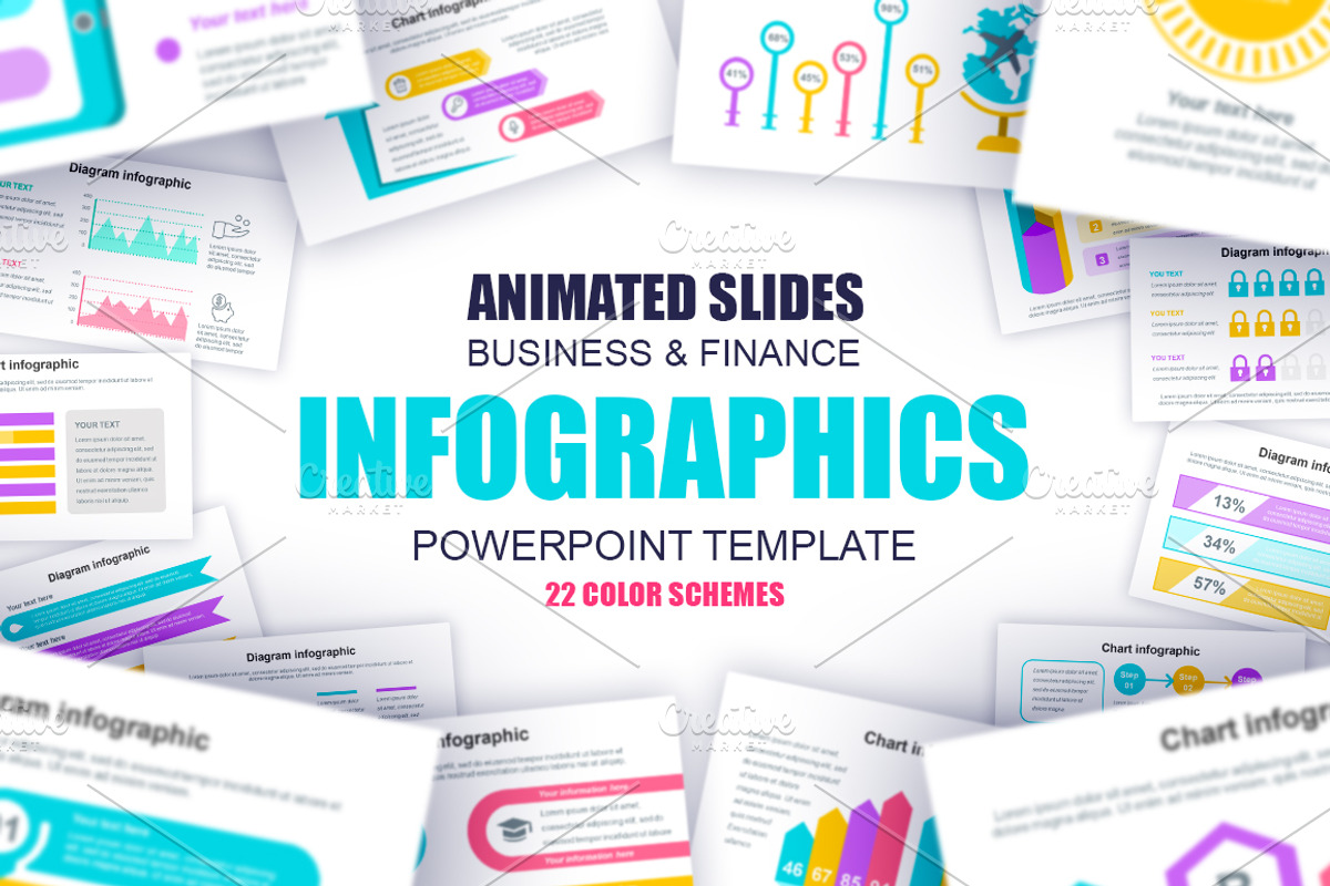 Infographics Animated Powerpoint, a Presentation Template by alexdndz