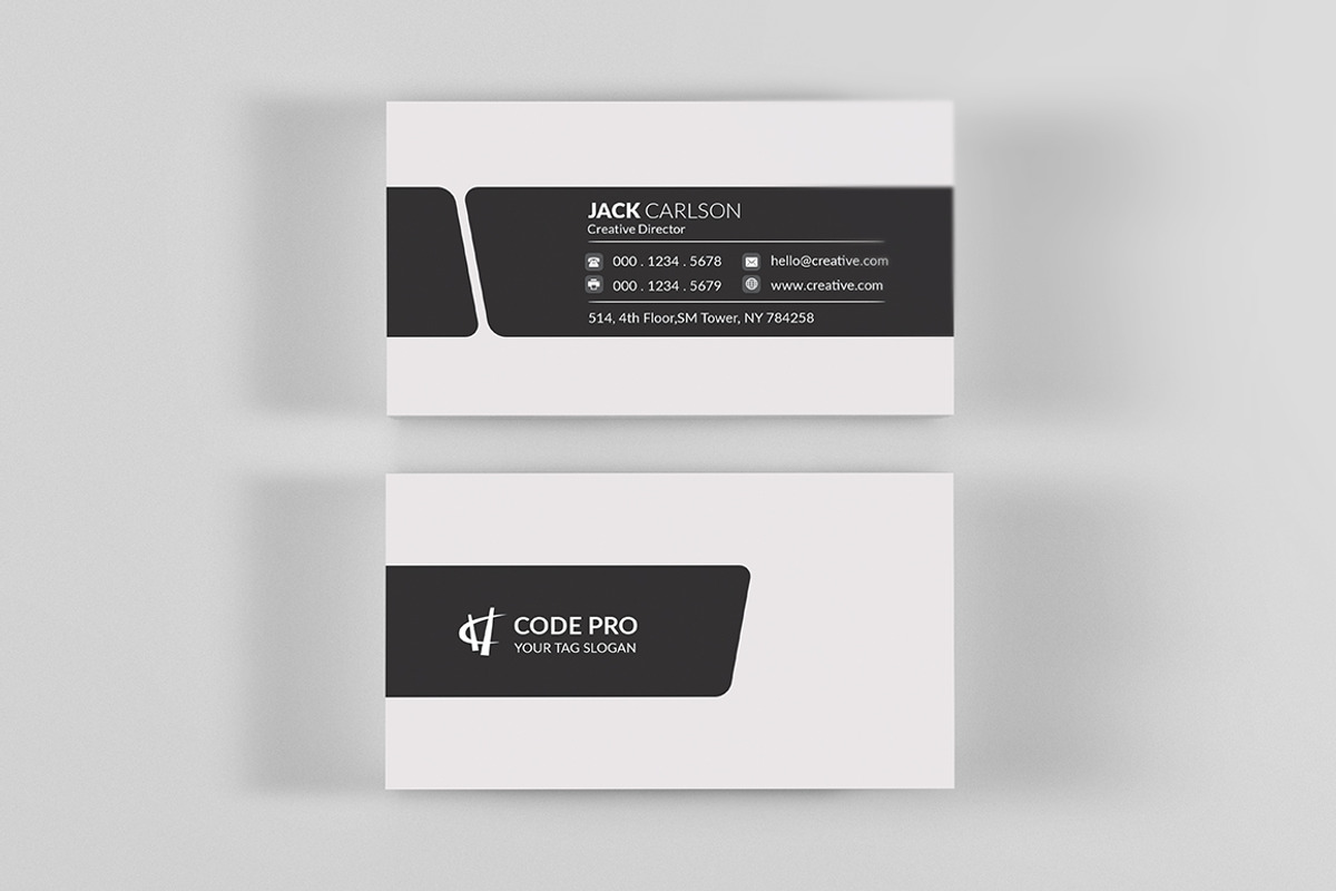 Shape Business Card, a Business Card Template by Genereux Art
