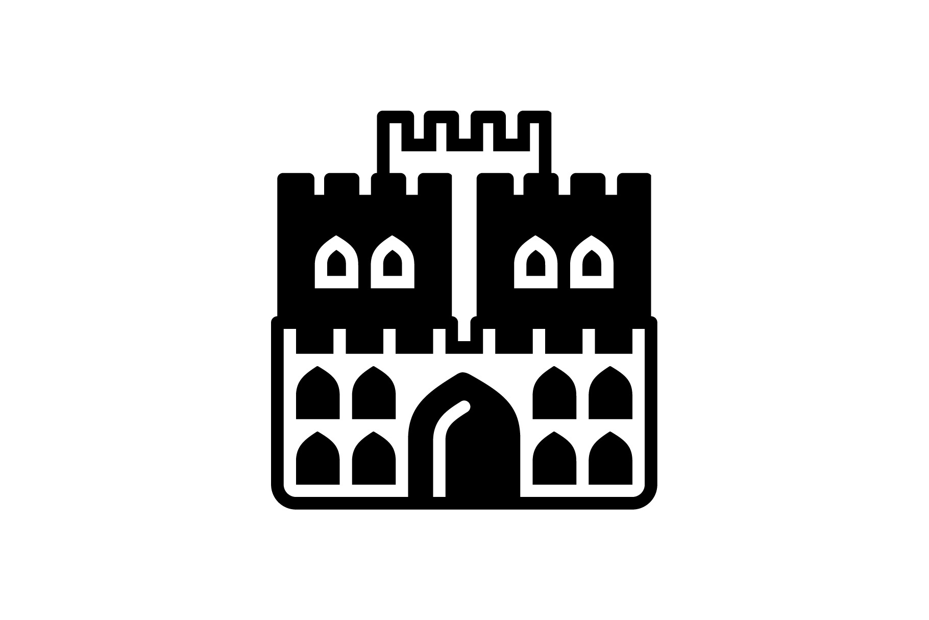 Castle fort icon, an Icon by Creative priyanka