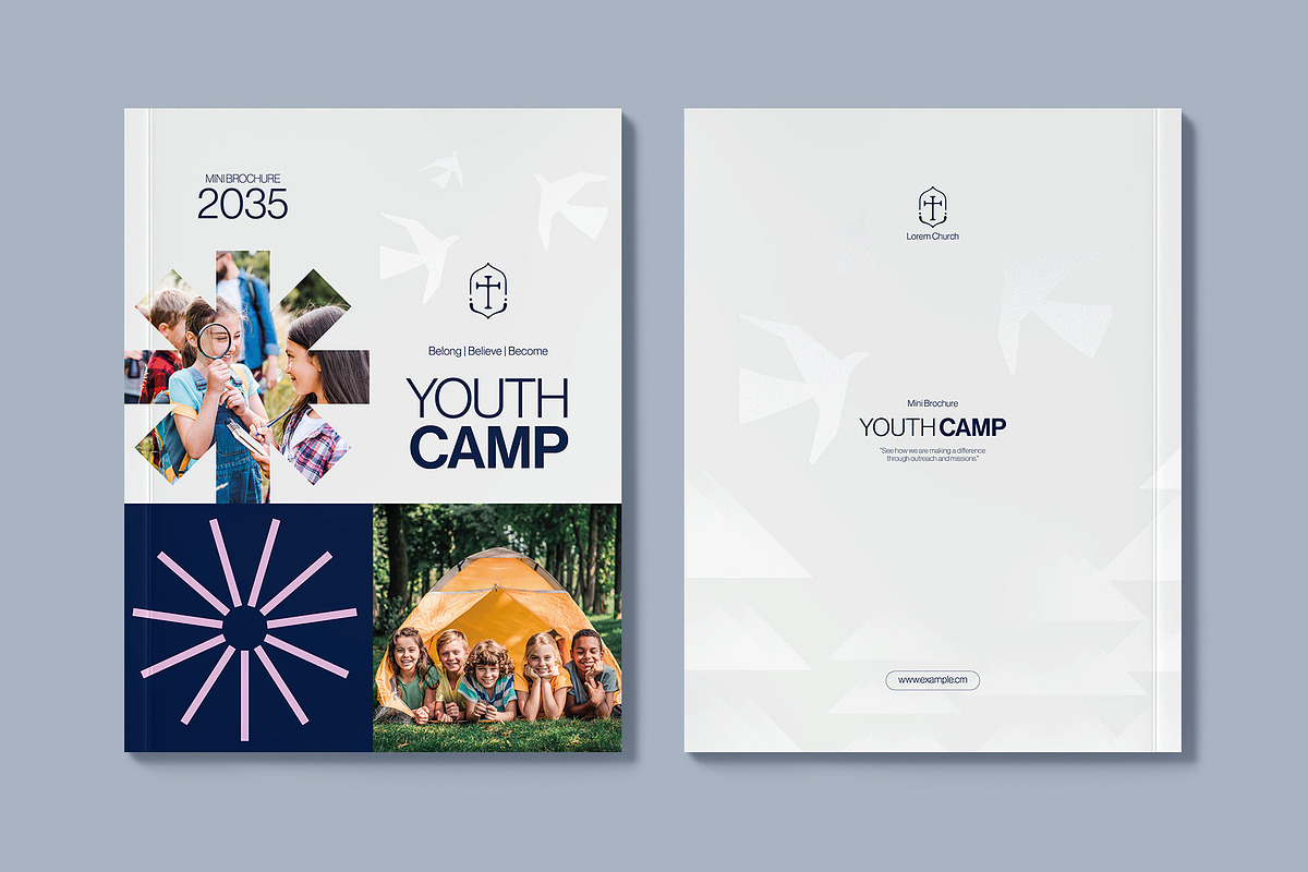 Youth Camp Brochure Template, a Brochure Template by DesignerCandies