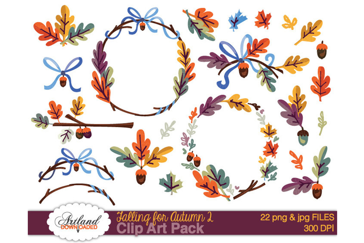 Falling for Autumn 2 Clipart Pack 2, an Illustration by Artland Downloaded
