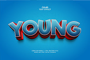 Text Effect Young, a Layer Style Add-On by Navy Graphic
