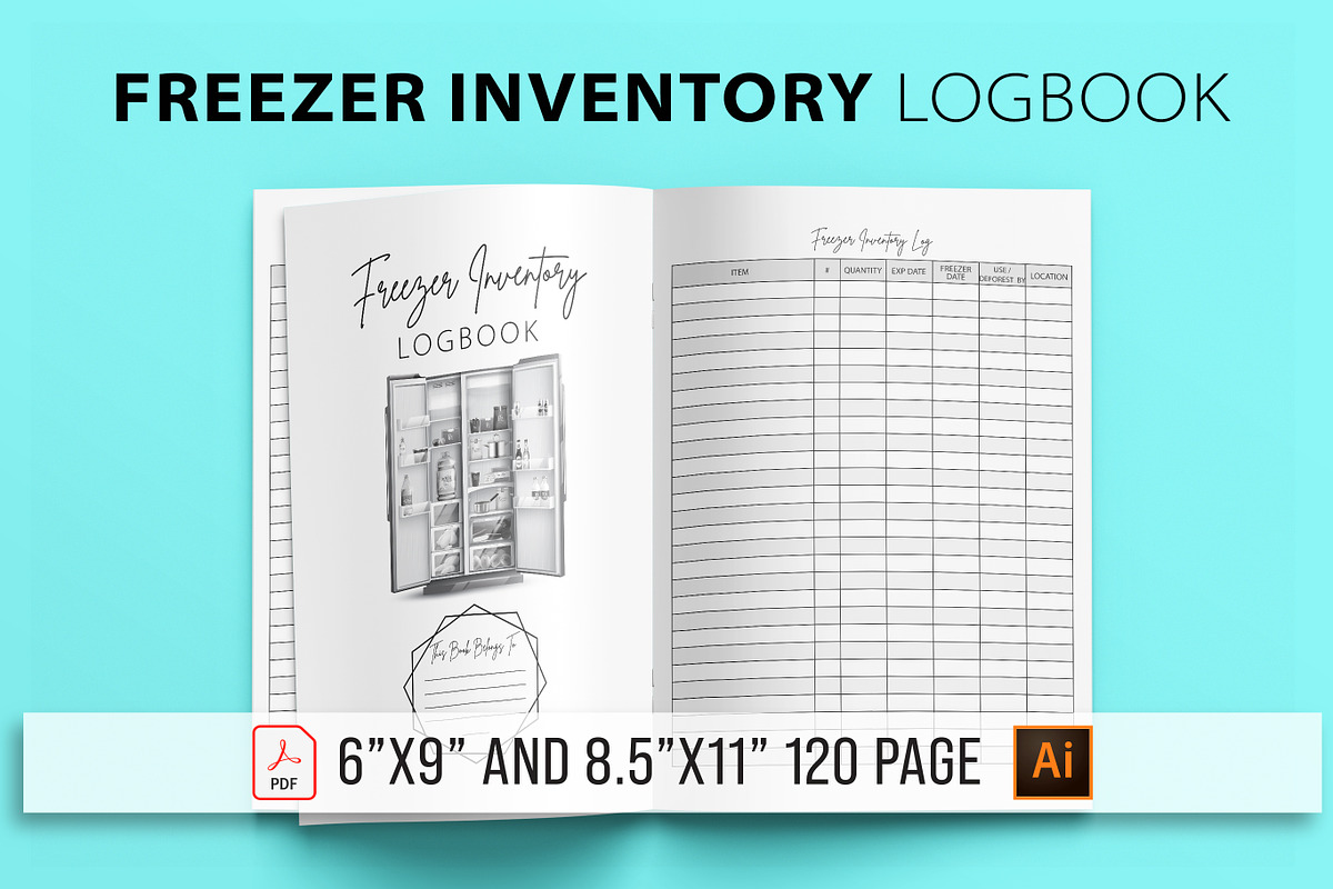 Freezer Inventory Logbook
